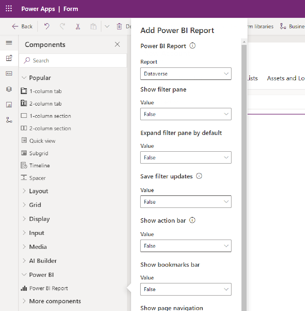 Powerbi Embedding A Report To A Form