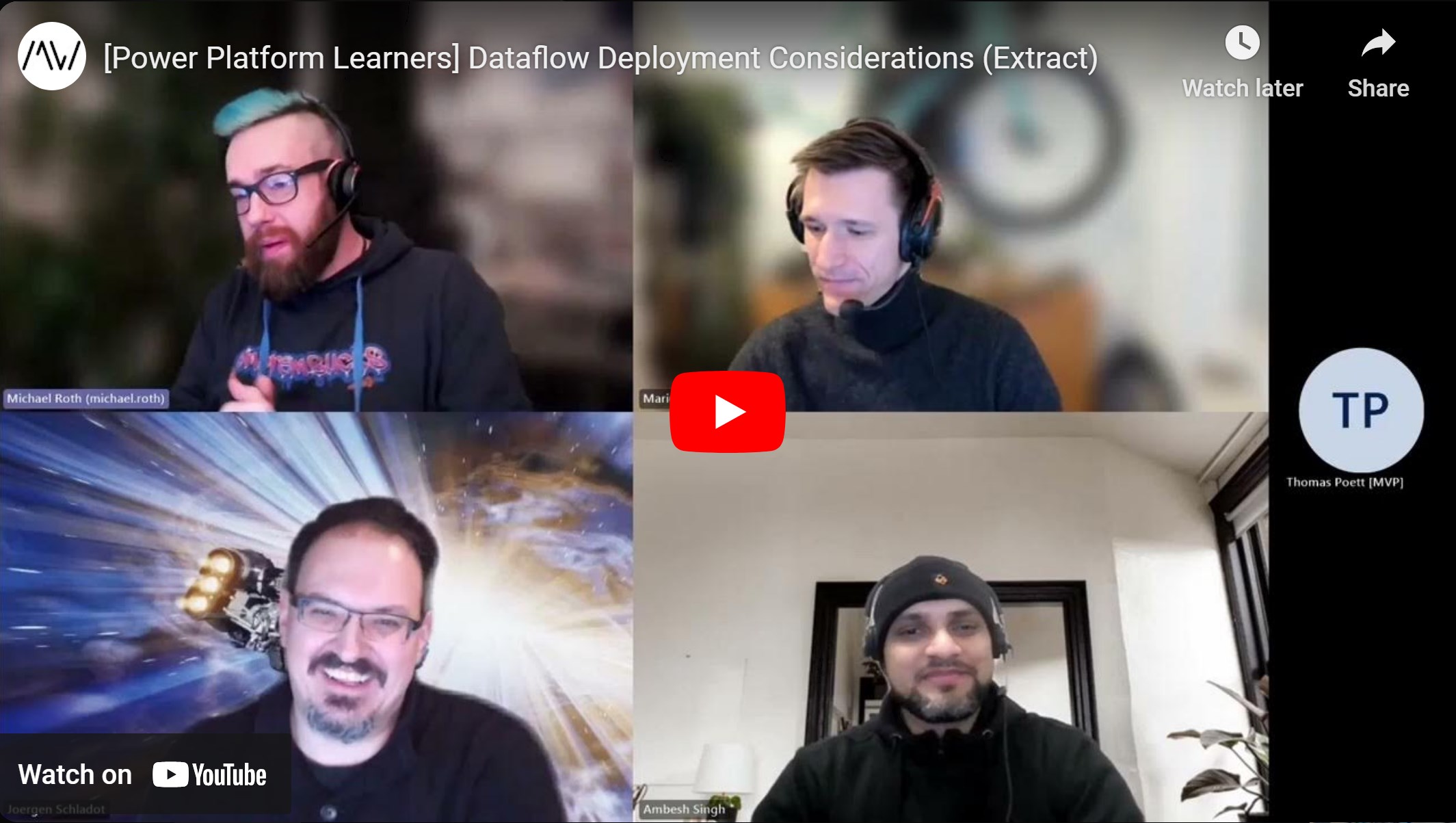 [VIDEO] Power Platform Learners: Dataflow Deployment Considerations