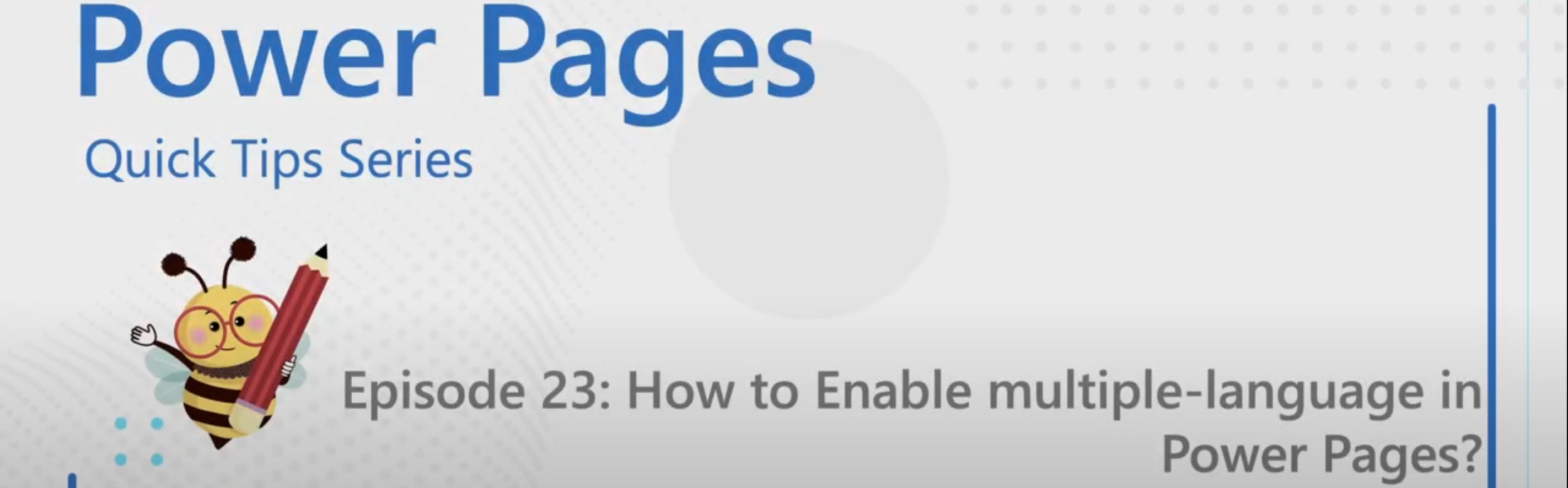[VIDEO] Power Platform Learners: How to Enable multiple-language in ...